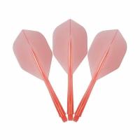 China Lntegrated Flights Nylon Material Beginner Friendly Soft Unbreakable Dart Flights 2BA Standard Flights Transparent for sale