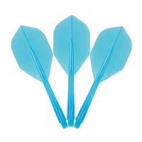 China Lntegrated Flights Nylon Material Beginner Friendly Soft Unbreakable Dart Flights 2BA Standard Flights Transparent for sale