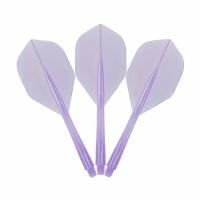 China Lntegrated Flights Nylon Material Beginner Friendly Soft Unbreakable Dart Flights 2BA Standard Flights Transparent for sale