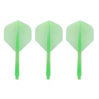 China Lntegrated Flights Nylon Material Beginner Friendly Soft Unbreakable Dart Flights 2BA Standard Flights Transparent for sale
