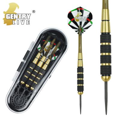 China Gentry Live 24g Darts Set With Mail Box Brass Steeltip Darts for sale
