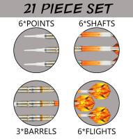 China Emyth Darts 2BA 90% Tungsten Darts Set 19G KYLIN for sale