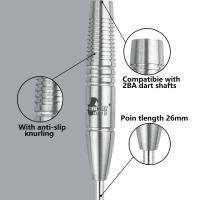 China Gentry Live Darts Steel tip Darts 80% Tungsten Darts Set 23g for sale