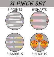 China Emyth Darts Soft Tip Darts Barrel 90% Tungsten Darts Set 17g 19g ZHUQUE for sale