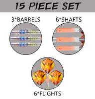 China Emyth Darts Steel Tip Darts Barrel 90% Tungsten Darts Set 21g 22g LUAN NIAO for sale