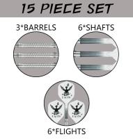 China Emyth Darts Steel Tip Darts Barrel 90% Tungsten Darts Set 23g AoBing for sale
