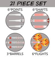 China Emyth Darts 2BA 90% Tungsten Darts Set Darts Barrel 18g 20g SPACE V for sale
