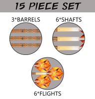 China Emyth 90% Tungsten Steel Tip Darts 22g IVAN Set for sale