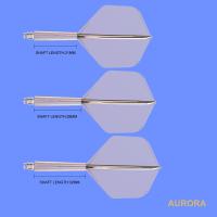 China Emyth new released product Aurora Integrated darts flight with shaft for sale