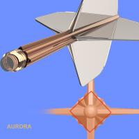 China Emyth new released product Aurora Integrated darts flight with shaft for sale