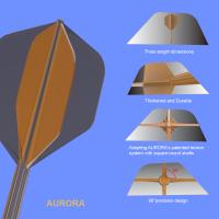 China Emyth new released product Aurora Integrated darts flight with shaft for sale