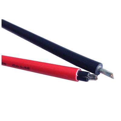 China High Quality Annealed Flexible Tinned Copper Solar Cable 6mm 2 Photovoltaic Cable 4mm2 Solar Panel Cable H1z2z2-K for sale