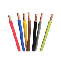 China CCC Approved 450/750V Roll Copper/PVC China PVC Wire Copper Conductor BV for sale
