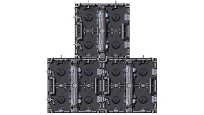 China P2.604mm Outdoor Rental LED Screen Panel - 500x500mm IP65 Waterproof Cabinet with ≥4500nits Brightness for sale