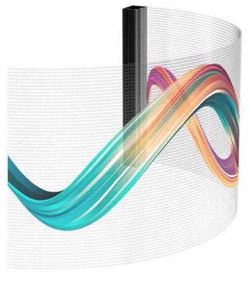 China Advertising Transparant LED Screen Sustainable For Architectural Integration for sale