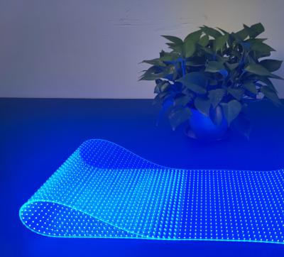 China Bendable Transparant LED Screen Corporate Offices With Slim Profile for sale