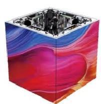 China Indoor P2.5 Cube LED Display with 2.5mm Pixel Pitch and 160° Viewing Angle for Exhibitions and Retail for sale