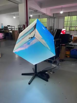 China P2.5 Outdoor Cube LED Display - 2.5mm Pixel Pitch, 160° Viewing Angle, IP65 Weatherproof for Digital Signage for sale