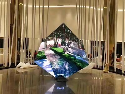 China Outdoor P3.91 Cube LED Display 500mm 360° Viewing IP65 Waterproof for Stadiums and Events for sale