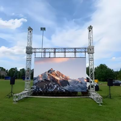 China P2.976mm Outdoor Rental LED Screen - 4500cd/m² Brightness, IP65 Waterproof, 500x500mm Cabinet for sale