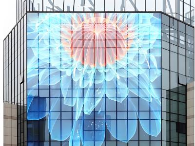 China P7 Transparant LED Screen  Full Color RGB High Resolution  Flexible screen for sale