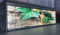 China P20 Transparent LED Screen with 20mm Pixel Pitch and 80% Transparency for Exhibition and Retail Applications for sale