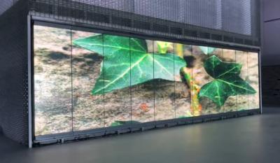 China P20 Transparent LED Screen with 20mm Pixel Pitch and 80% Transparency for Exhibition and Retail Applications for sale