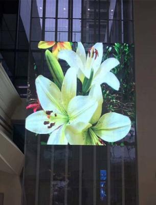 China P3.91mm Transparent LED Screen with Holographic Display - 3000 Nits Brightness, 85% Transparency for sale