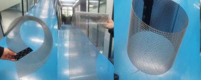 China P6.25 Transparent Glass LED Display with 80% Transparency and 6.25mm Pixel Pitch for Holographic Applications for sale