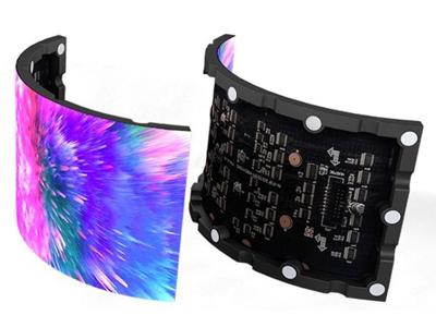China P0.9 4K/8K Flexible LED Display Module with 0.9mm Pixel Pitch and 180° Bend Radius for Curved Installations for sale