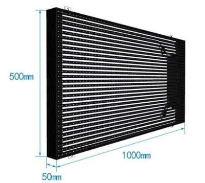 China Outdoor Transparent Led Film Display Heavy Duty Customizable for sale