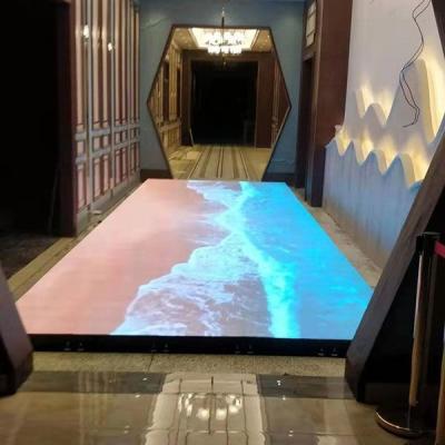 China P2.5 LED Stage Dance Floor 250x250mm Module IP65 Waterproof High Brightness 2500CD/m² for sale