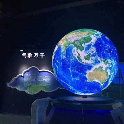 China P2 Customized LED Spherical Screen - 2mm Pixel Pitch, 160° Viewing Angle, Full Color SMD Display for 360° Visuals for sale