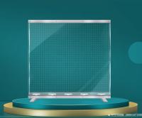 China P3.75 Transparent LED Display with 3.75mm Pixel Pitch and 70% Transparency for Commercial Applications for sale