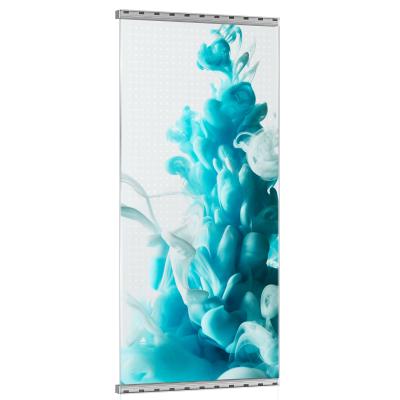 China P5 Transparent LED Screen with 5mm Pixel Pitch and 90% Transparency for Retail Windows and Architectural Displays for sale