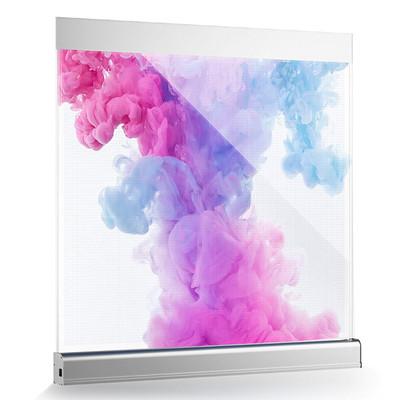China P30 Transparent LED Screen Glass - 30mm Pixel Pitch, 2500 CD/m² Brightness, 90% Transparency for Commercial Displays for sale