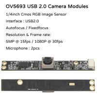 China OV5693 5MP USB Camera Module with 1/4-inch Sensor, 30FPS 1080P Video and 68° View Angle for Industrial Applications for sale