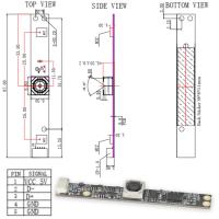 China OV5693 5MP USB Camera Module with 1/4-inch Sensor, 30FPS 1080P Video and 68° View Angle for Industrial Applications for sale