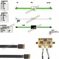 China OV6211 Binocular Camera Module 0.3MP B/W 400×400 Resolution 70° FOV USB Interface with 850nm IR LED for sale