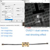 China OV6211 Binocular Camera Module 0.3MP B/W 400×400 Resolution 70° FOV USB Interface with 850nm IR LED for sale