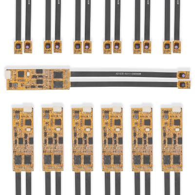 China OV6211 120FPS Dual Lens Camera Module with 850nm IR LED for VR Eye Tracking - 6x6mm Size, 20-50mm Working Distance for sale