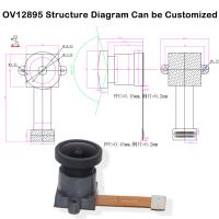 China OV12895 12MP MIPI Camera Module with 4K 60FPS and 150° Fisheye Lens for Industrial Imaging for sale