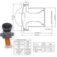 China OV12895 12MP MIPI Camera Module with 4K 60FPS and 150° Fisheye Lens for Industrial Imaging for sale