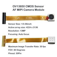 China 13MP OV13850 Camera Module with 80° Wide Angle Lens for Smartphones - 4224x3136 Resolution, 30FPS for sale