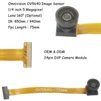 China ESP32 5MP OV5640 Camera Module with 75mm FPC, 2592×1944 Resolution at 30fps for Face Recognition for sale