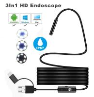 China OEM 3.9mm 720P IP67 Endoscope Camera Module FF Wide Angle USB Camera Module with LED for sale