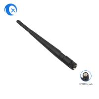 China Indoor 2.4GHz Omni WiFi Antenna 3dBi With Swivel RP SMA Connector for sale