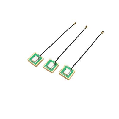 China Manufacturer High Gain Built-in Active Ceramic GPS Antenna With U. FL Ipex Female Connector for sale