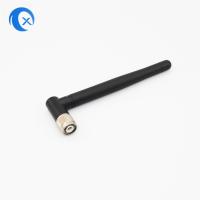 China 2.4/5.8g 90 Degree 5dBi External Rubber Duck WiFi Antenna With SMA Male Connector Router WiFi Antenna for sale