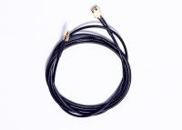 China RG174 Cable SMA Male Coaxial Cable , Black MCX Connector Cable Adapter for sale